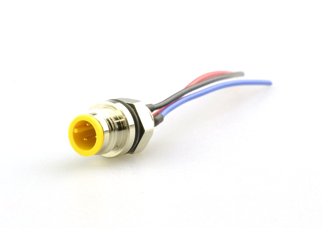 Mini C male panel mount connector I Higo connectors