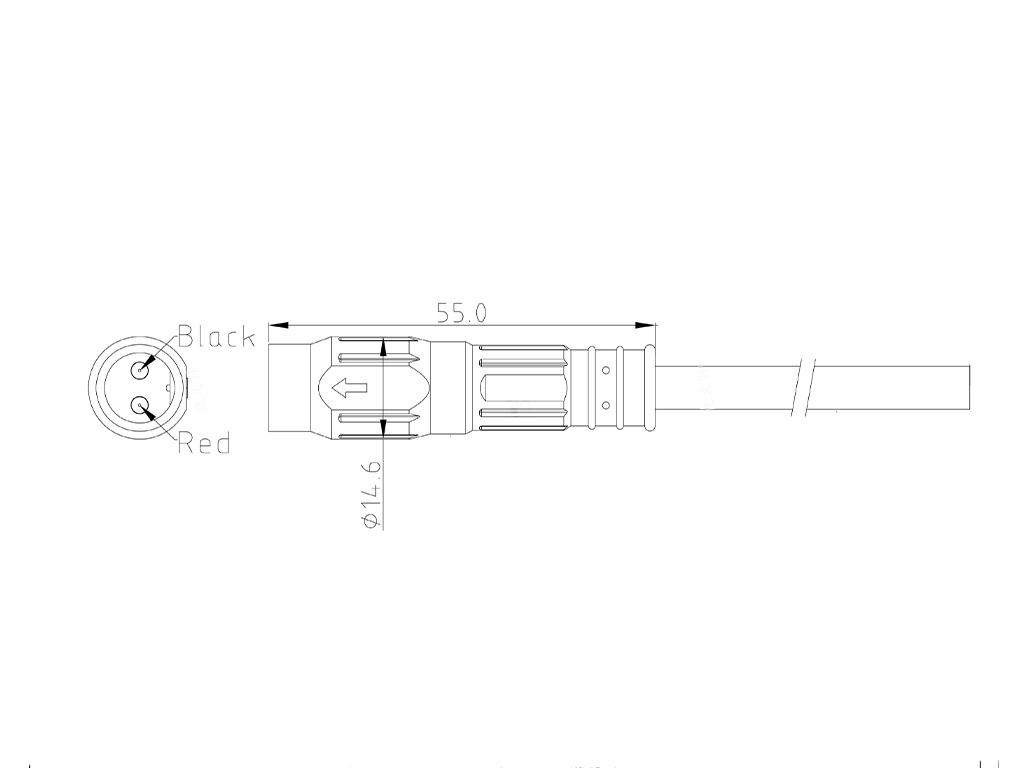Male cable connector I Higo connectors